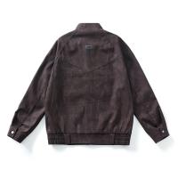 China Daily Long Sleeve Autumn 2026 faux leather jacket wholesale Stand Collar Slash Pocket Custom (YY-8893) for sale