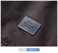China Daily Long Sleeve Autumn 2026 faux leather jacket wholesale Stand Collar Slash Pocket Custom (YY-8893) for sale