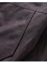 China Daily Long Sleeve Autumn 2026 faux leather jacket wholesale Stand Collar Slash Pocket Custom (YY-8893) for sale