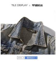 China Multi Pocket Daily Fabric Hem Stone Wash mens denim jacket wholesale Long Sleeve Autumn 2026 Custom (JK764) for sale