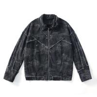 China Tie Dye Windproof Camouflage mens casual leather jackets Fabric Hem Cotton 100% Custom (YY-26635) for sale