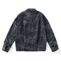 China Tie Dye Windproof Camouflage mens casual leather jackets Fabric Hem Cotton 100% Custom (YY-26635) for sale