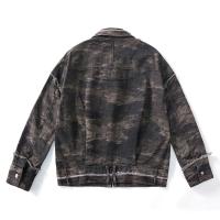China Tie Dye Windproof Camouflage mens casual leather jackets Fabric Hem Cotton 100% Custom (YY-26635) for sale