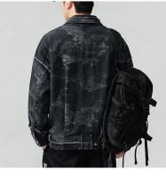 China Tie Dye Windproof Camouflage mens casual leather jackets Fabric Hem Cotton 100% Custom (YY-26635) for sale