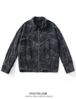 China Tie Dye Windproof Camouflage mens casual leather jackets Fabric Hem Cotton 100% Custom (YY-26635) for sale