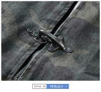 China Hooded Tie Dye With Hood mens casual leather jackets Windproof Army Green Custom (YY-9705) for sale