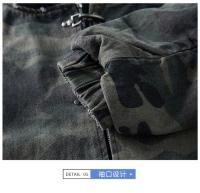 China Hooded Tie Dye With Hood mens casual leather jackets Windproof Army Green Custom (YY-9705) for sale