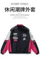 China Black Windproof Fabric Hem mens casual leather jackets Color Block Long Sleeve Custom (YY-1709) for sale
