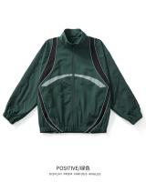 China Black Coffee Green Windproof Long Sleeve Autumn 2026 mens casual leather jackets Stand Collar Casual Style Custom (YY-1602) for sale