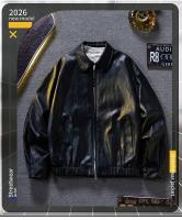 China Black Daily Fabric Hem faux leather jacket wholesale Long Sleeve Autumn 2026 Custom (YY-3228) for sale