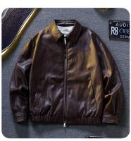 China Black Daily Fabric Hem faux leather jacket wholesale Long Sleeve Autumn 2026 Custom (YY-3228) for sale