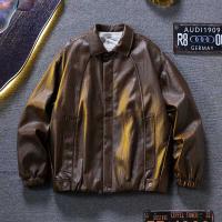 China Zipper Black Daily Fabric Hem faux leather jacket wholesale Long Sleeve Autumn 2026 Custom (YY-3302) for sale