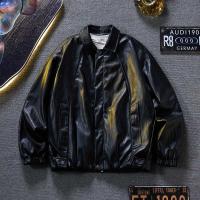 China Zipper Black Daily Fabric Hem faux leather jacket wholesale Long Sleeve Autumn 2026 Custom (YY-3302) for sale