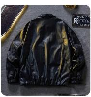 China Zipper Black Daily Fabric Hem faux leather jacket wholesale Long Sleeve Autumn 2026 Custom (YY-3302) for sale