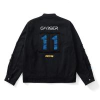 China Round Neck Fabric Hem White Black mens casual leather jackets Long Sleeve Autumn 2026 Custom (YY-26625) for sale