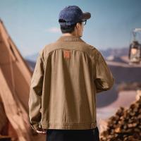 China Daily Fabric Hem Color Block mens casual leather jackets Cotton 100% Long Sleeve Custom (JK729) for sale