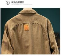 China Regular Daily Fabric Hem Color Block mens casual leather jackets Cotton 100% Long Sleeve Custom (JK729) for sale