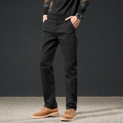 China Daily Washed Mid Waist mens pants wholesale Breathable Black Khaki Custom (P325) for sale