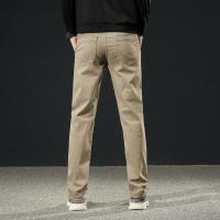 China Daily Washed Mid Waist mens pants wholesale Breathable Black Khaki Custom (P325) for sale