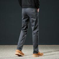 China Daily Washed Mid Waist mens pants wholesale Breathable Black Khaki Custom (P325) for sale
