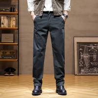 China Basic Daily Washed mens pants wholesale Mid Waist Breathable Custom (P325) for sale