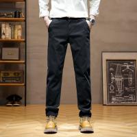China Basic Daily Washed mens pants wholesale Mid Waist Breathable Custom (P325) for sale