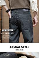 China Basic Daily Washed mens pants wholesale Mid Waist Breathable Custom (P325) for sale