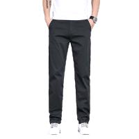 China Youth Trend Daily Washed Mid Waist mens pants wholesale Breathable Black Khaki Custom (P325) for sale