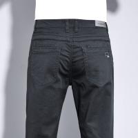 China Youth Trend Daily Washed Mid Waist mens pants wholesale Breathable Black Khaki Custom (P325) for sale