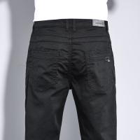China Youth Trend Daily Washed Mid Waist mens pants wholesale Breathable Black Khaki Custom (P325) for sale