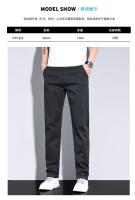 China Youth Trend Daily Washed Mid Waist mens pants wholesale Breathable Black Khaki Custom (P325) for sale