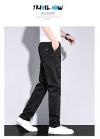China Youth Trend Daily Washed Mid Waist mens pants wholesale Breathable Black Khaki Custom (P325) for sale