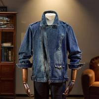 China Daily Washed Long Sleeve french workwear jacket wholesale Autumn 2026 Lapel Collar Custom (JK753) for sale
