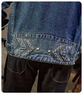 China Daily Washed Long Sleeve french workwear jacket wholesale Autumn 2026 Lapel Collar Custom (JK753) for sale