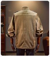 China Loose Fit Daily Fabric Hem Cotton 100% french workwear jacket wholesale Long Sleeve Multi Pocket Custom (JK757) for sale