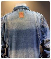 China Polyester 19% Daily Washed Long Sleeve french workwear jacket wholesale Lapel Collar Slash Pocket Custom (JK751) for sale