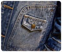 China Polyester 19% Daily Washed Long Sleeve french workwear jacket wholesale Lapel Collar Slash Pocket Custom (JK751) for sale