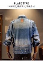 China Polyester 19% Daily Washed Long Sleeve french workwear jacket wholesale Lapel Collar Slash Pocket Custom (JK751) for sale