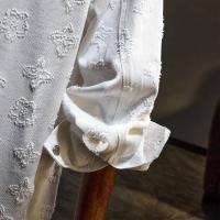 China White Daily Washed french workwear jacket wholesale Fabric Hem Cotton 100% Custom (JK739) for sale