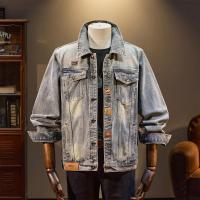 China Urban Fashion Daily Washed Long Sleeve french workwear jacket wholesale Lapel Collar Vintage Color Custom (JK713) for sale
