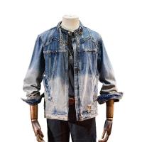 China Washed Solid Color Youth Trend french workwear jacket wholesale Long Sleeve Lapel Collar Custom (JK712) for sale