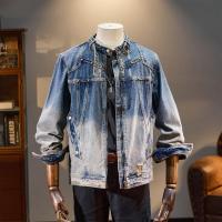 China Washed Solid Color Youth Trend french workwear jacket wholesale Long Sleeve Lapel Collar Custom (JK712) for sale