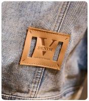 China Washed Solid Color Youth Trend french workwear jacket wholesale Long Sleeve Lapel Collar Custom (JK712) for sale
