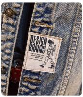 China Washed Fabric Hem Solid Color mens denim jacket wholesale Long Sleeve Lapel Collar Custom (JK5101) for sale