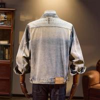 China Daily Fabric Hem Long Sleeve french workwear jacket wholesale Lapel Collar Vintage Color Custom (JK599) for sale