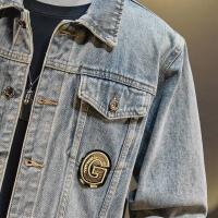 China Washed Fabric Hem Long Sleeve french workwear jacket wholesale Lapel Collar Vintage Color Custom (JK536) for sale