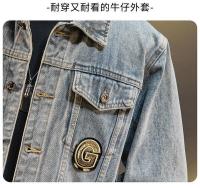 China Washed Fabric Hem Long Sleeve french workwear jacket wholesale Lapel Collar Vintage Color Custom (JK536) for sale