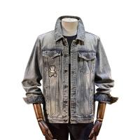 China Daily Washed Long Sleeve mens casual leather jackets Lapel Collar Vintage Color Custom (JK532) for sale