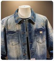 China Blue Daily Washed wholesale skinny jeans mens Youth Trend Long Sleeve Custom (JK524) for sale