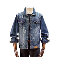 China Standard Blue Daily Washed french workwear jacket wholesale Long Sleeve Lapel Collar Custom (JK522) for sale